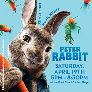 Free Family Movie Night Event: Peter Rabbit | Kukui Grove Center