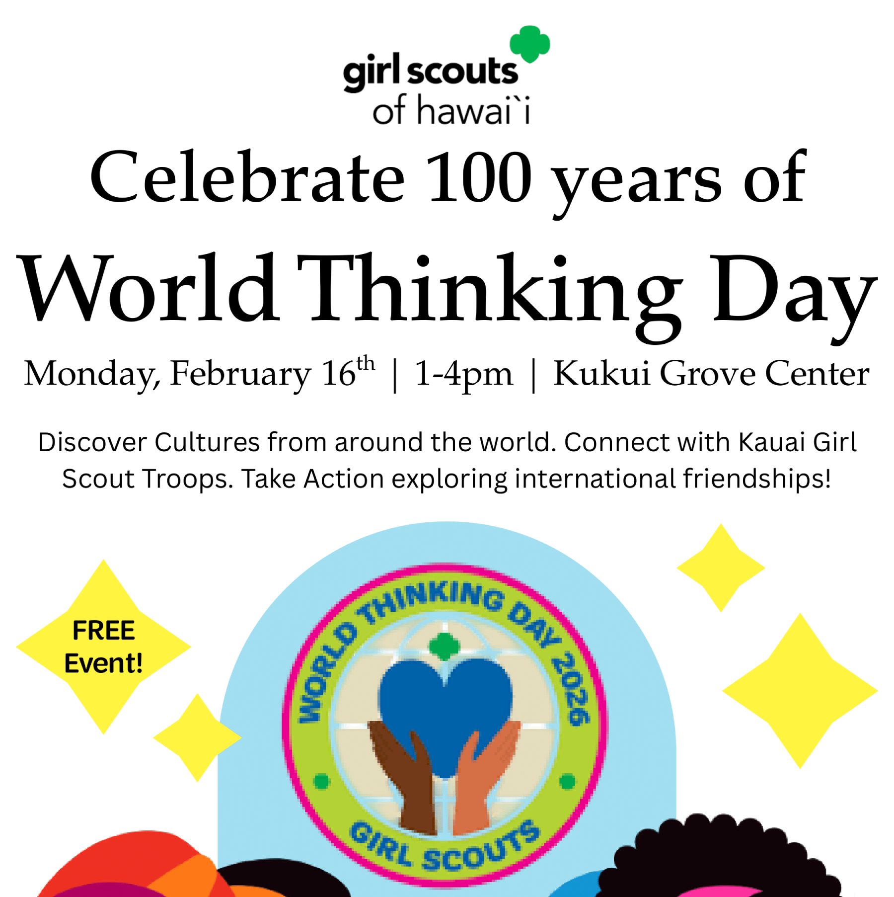 GIRL SCOUTS of HAWAII WORLD THINKING DAY | Kukui Grove Center
